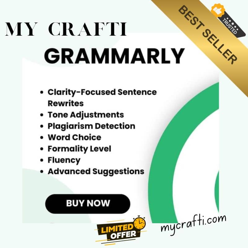 Grammarly Premium Subscription - My Crafti